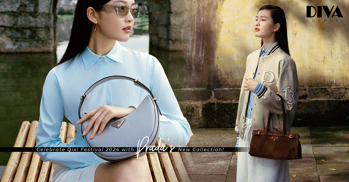 Prada 2024七夕情人節系列來了！絕美紫藤色Arqué半月包、柔和麂皮Soft Lux手袋，點綴甜蜜氛圍 - Feature - Fashion - Diva Channel ...