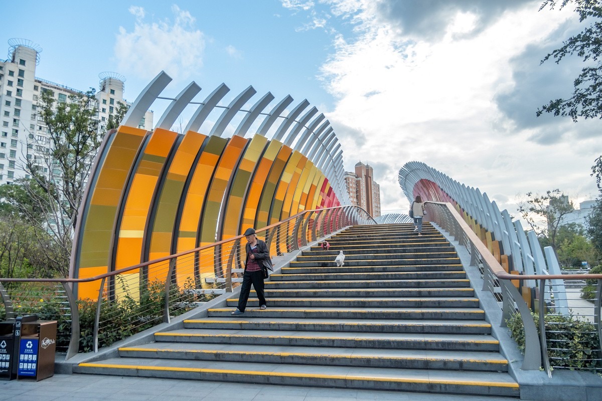 雙曲骨橋。上海浦東鬧市「魚骨橋」，形態豐富跨越洋涇港。 - etnet 經濟通|香港新聞財經資訊和生活平台