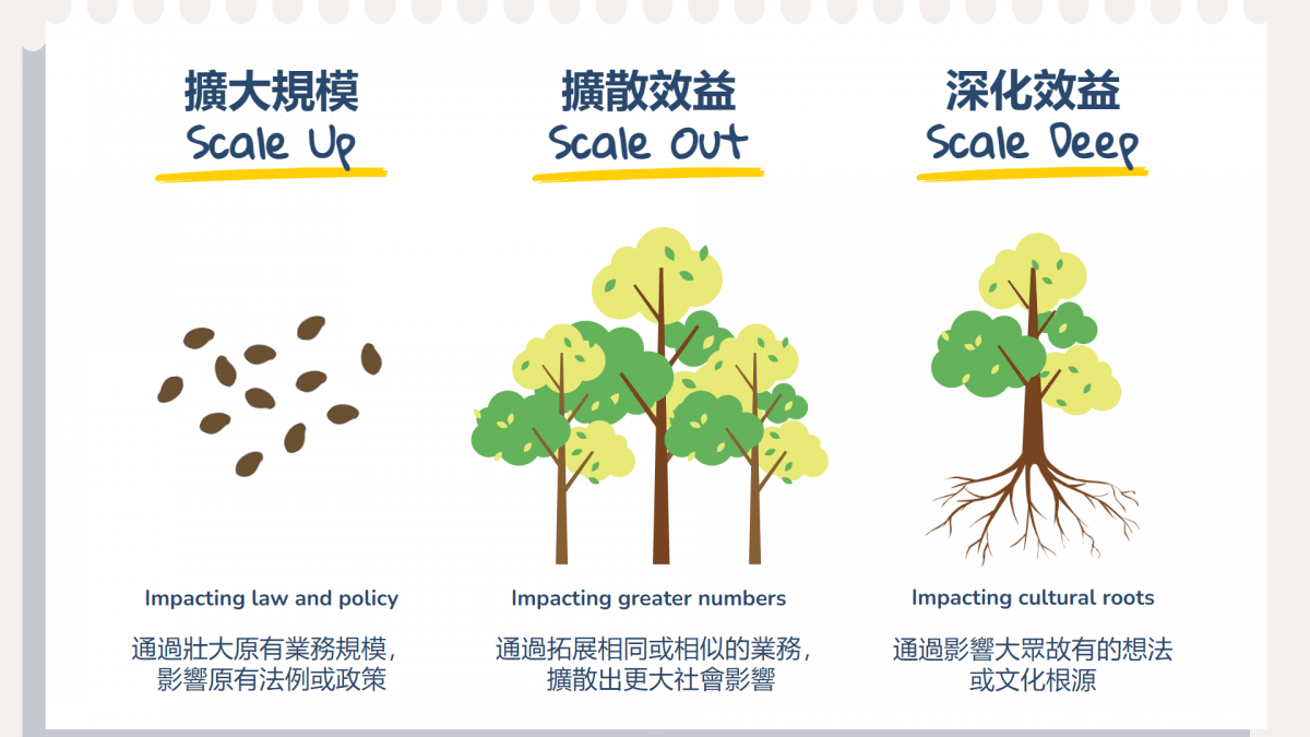 社企要擴大效益，除了Scale Up、Scale Out，還可以Scale Deep？- 鄭健成-豐盛社企學會-圈中人語-社創SoIN ...